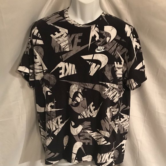Nike | Shirts | Nike Full Body Armor Designed Logo Activewear Athletic ...